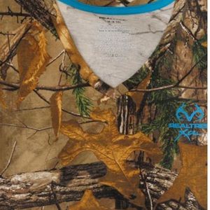 Realtree | Tops | Brand New Realtree V Neck Logo Tshirt | Poshmark